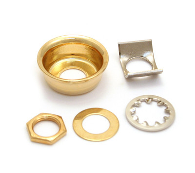 Genuine Fender Gold Cup Fender Telecaster/Tele Jack Plate Ferrule 099 ...