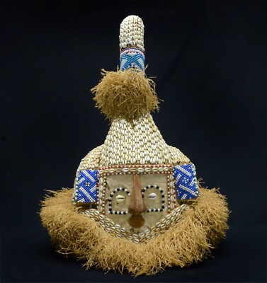 VIG Kuba TRIBAL MASK Mukenga (Moshambwooy) African Helmet ,African ART ...