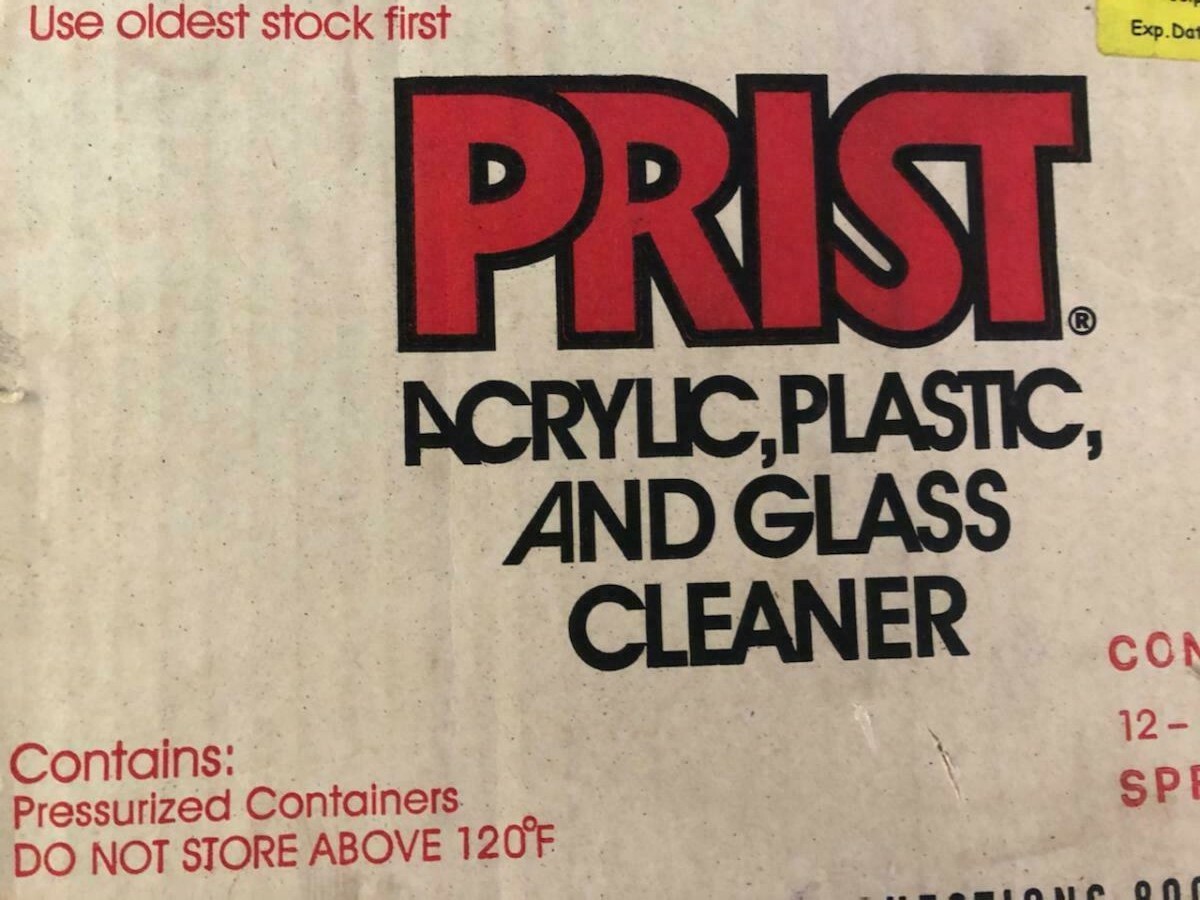 Prist Acrylic, Plastic and Glass Cleaner 13oz Spray - 1 Can - PGC13 ...
