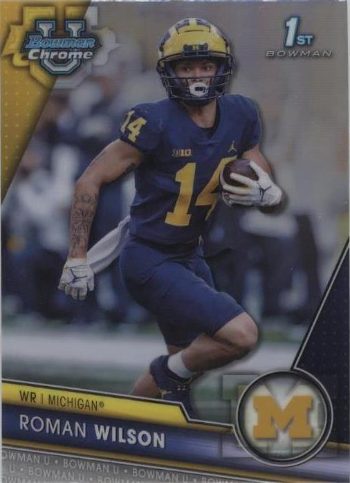 2023 Bowman University Chrome - Roman Wilson #169 Refractor (RC) for ...