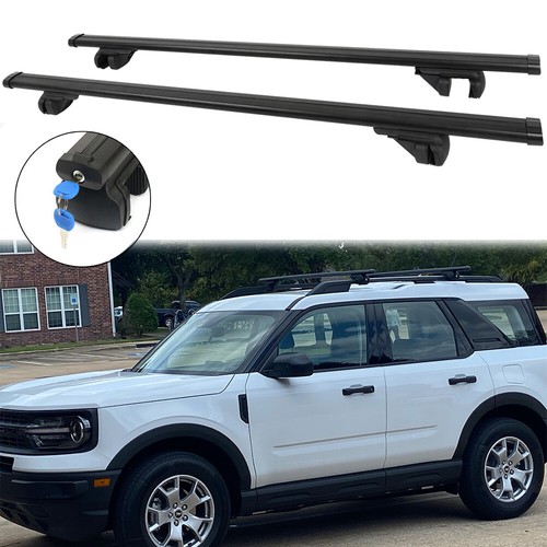 53" Rooftop Rail Roof Rack Cross Bar Luggage Set For Ford Bronco Sport ...