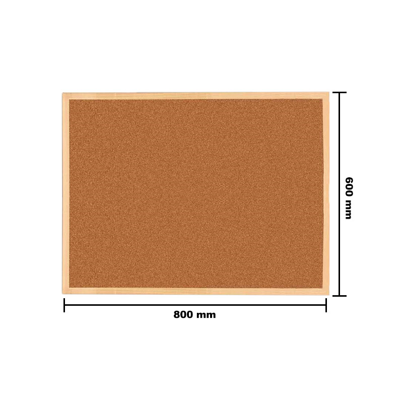 Wooden Corkboard With String & Push Pins Whiteboard Noticeboard Dry ...