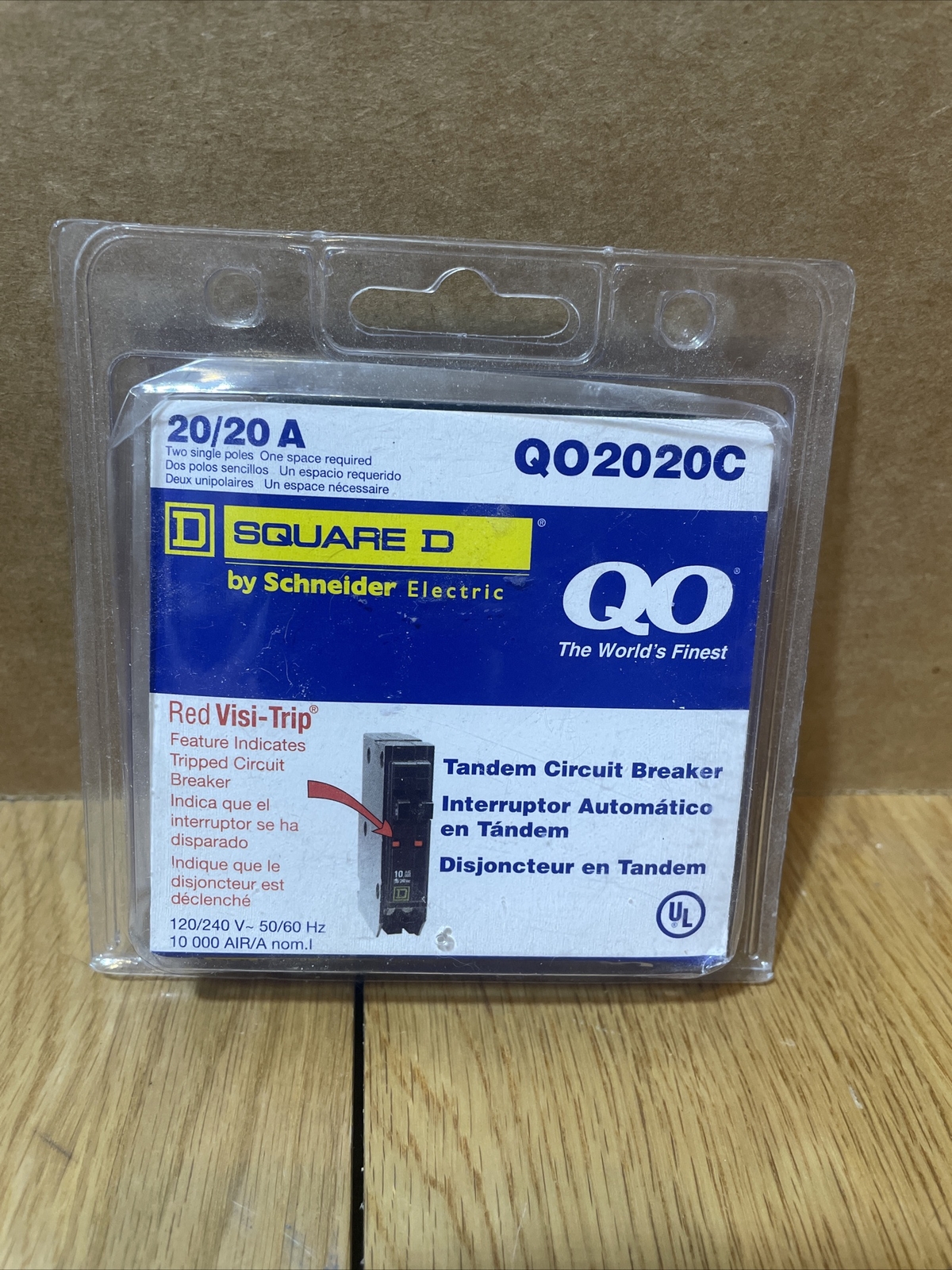 QO, Square D 2-20 Amp Single-Pole Tandem Circuit Breaker (QO2020C) New ...