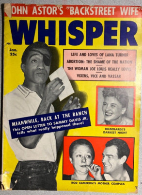 WHISPER celebrity expose magazine January 1956 | eBay