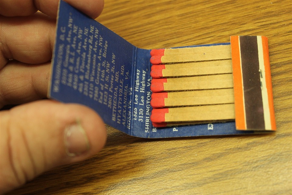 HOT SHOPPES FAMOUS DRIVE-IN VINTAGE FULL MATCHBOOK | eBay