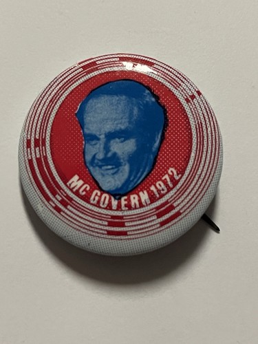 1972 RARE George McGovern presidential campaign Pinback Button | eBay