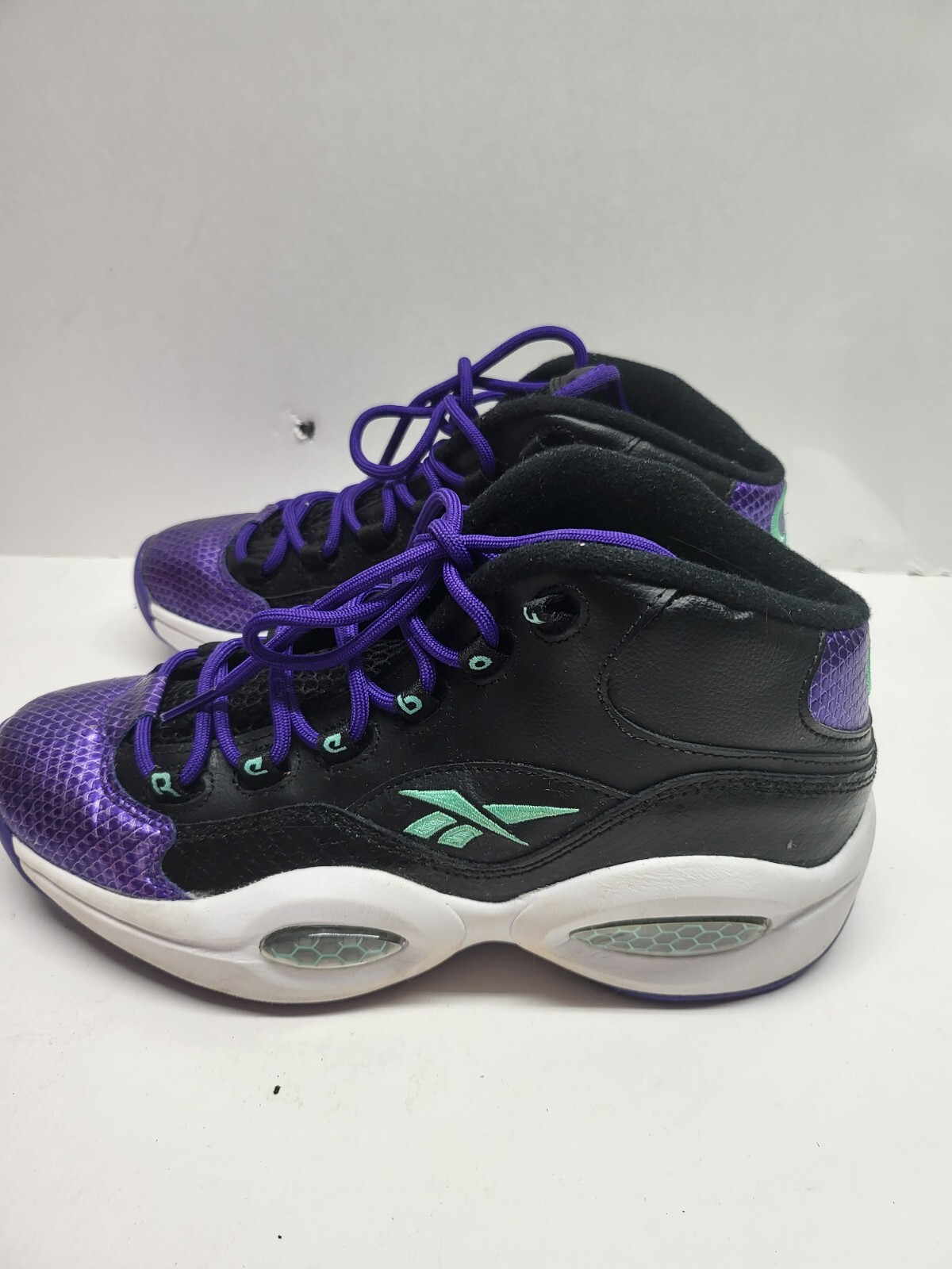 Reebok Answer 3 Purple & Black Women Athletes Shoes S… - Gem