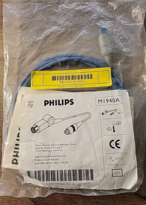 NEW GENUINE OEM Philips M1940A SpO2 Adapter Cable FREE SHIPPING | eBay
