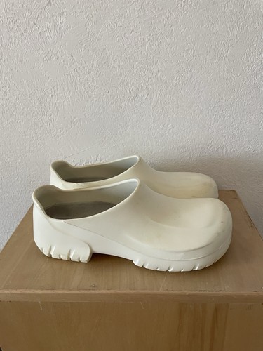 Birkenstock A640 Steel Toe Clogs Size 42 Polyurethane White Safety ...