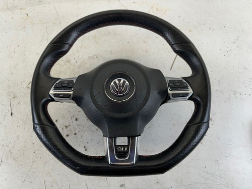 VW Jetta GLI DSG Flat Bottom Steering Wheel MK6 10-14 OEM Damaged ...