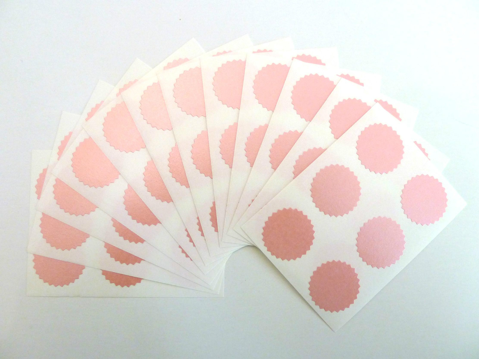 28mm Serrated Certificate Wafer Seals Labels Awards Legal Embossing ...