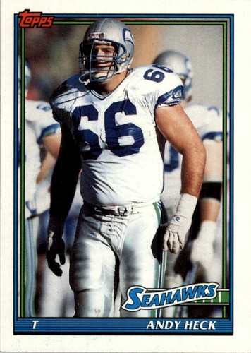 1991 Topps NFL Andy Heck #267 | eBay