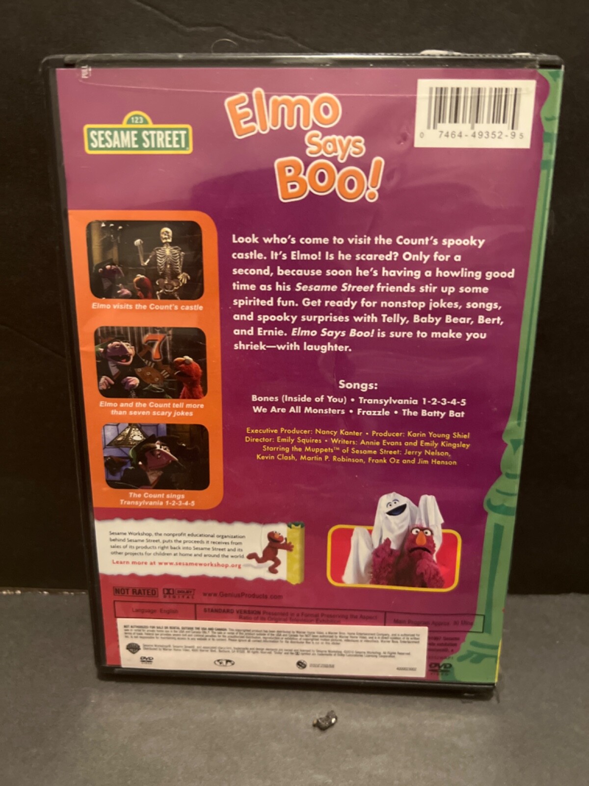 SHELF219 DVD tested~ Sesame Street Elmo says boo | eBay