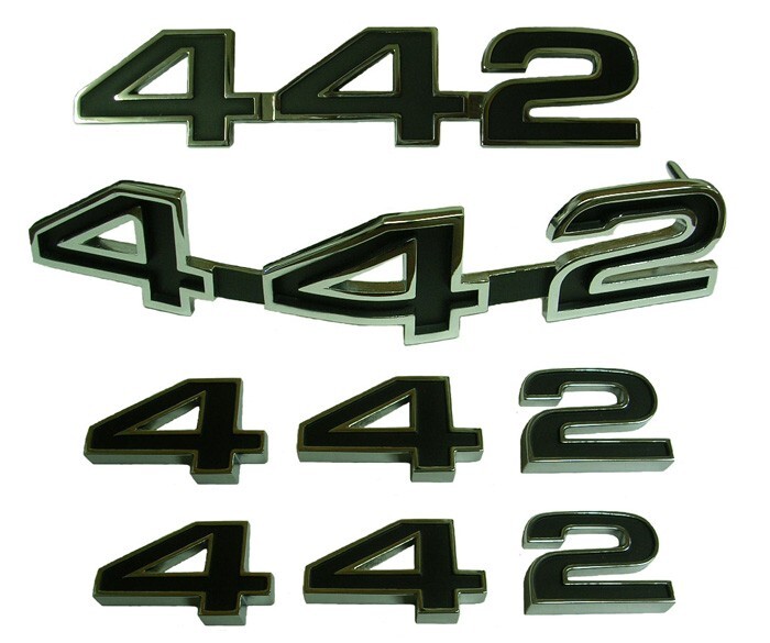 1968 Olds Cutlass 442 Grille Fender Trunk Emblem Set | eBay