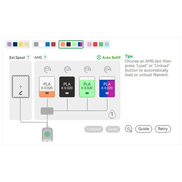 Bambu Lab Reusable Filament Spool PLA RFID Tag ONLY - NO SPOOL COMBINED ...