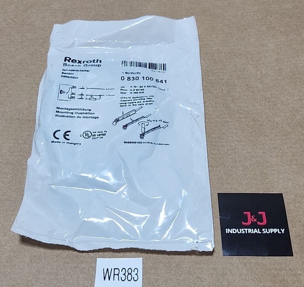 *BRAND NEW* Rexroth 0 830 100 641 Proximity Sensor 10-30Vac/Dc 100mA ...