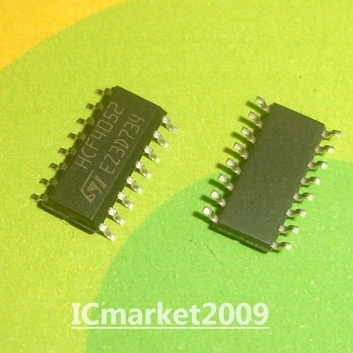 100 PCS HCF4052M SOP HCF4052 HCF4052M013TR Analog Multiplexers ...