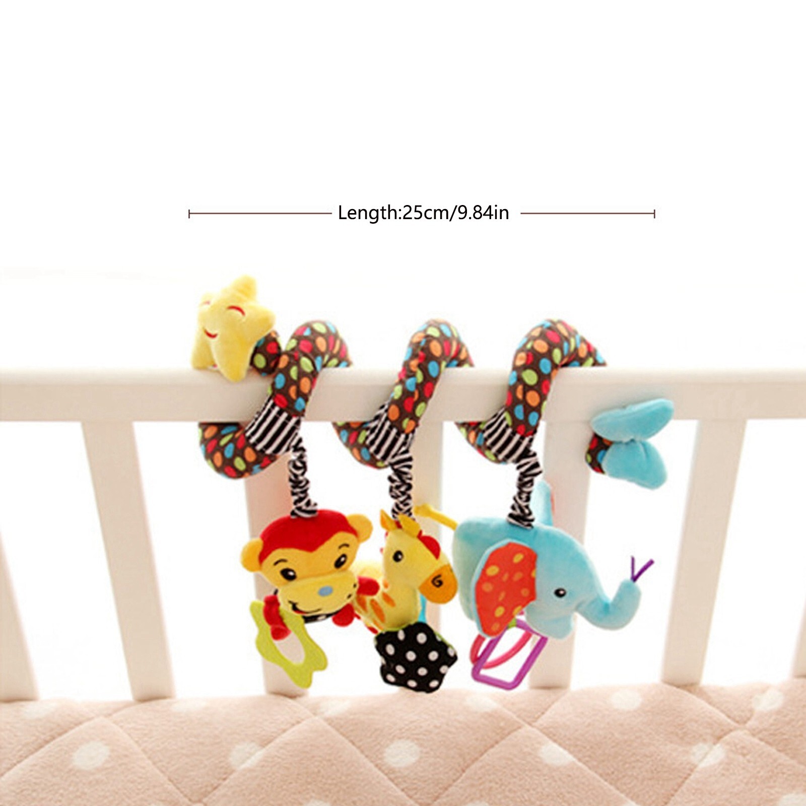 Baby Carriage Surround Toy Music Baby Car Seat Active Spiral Bed ...