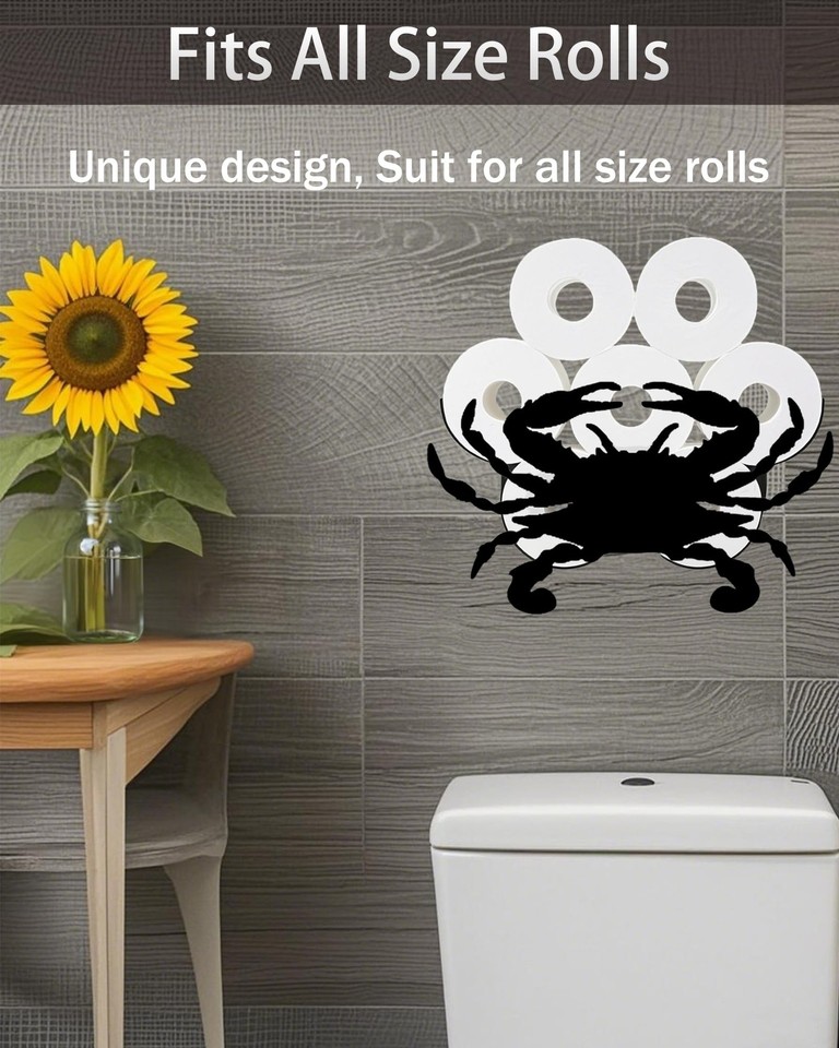 Crab Toilet Tissue Holder,Animal Paper Holders,Decorative Metal Papers ...