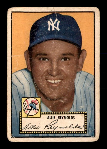 1952 Topps #67 Allie Reynolds GOOD X2738174 | eBay