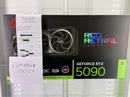 ASUS ROG Astral GeForce RTX 5090 OC 32GB GDDR7 Graphics Card Sealed ...