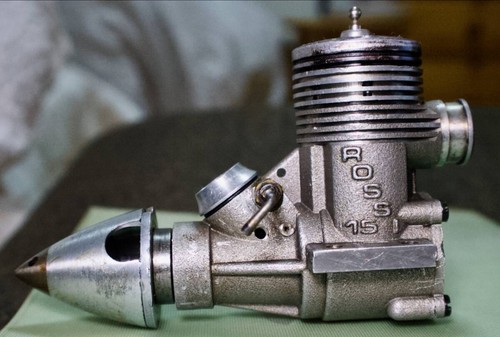 Rossi 15 Mark III 2 stroke glow engine for R/C speed machine used f/s ...