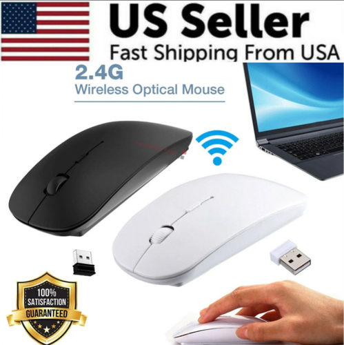 2.4GHz USB Wireless Optical Mouse Mice For Macbook Pro Air PC USA | eBay