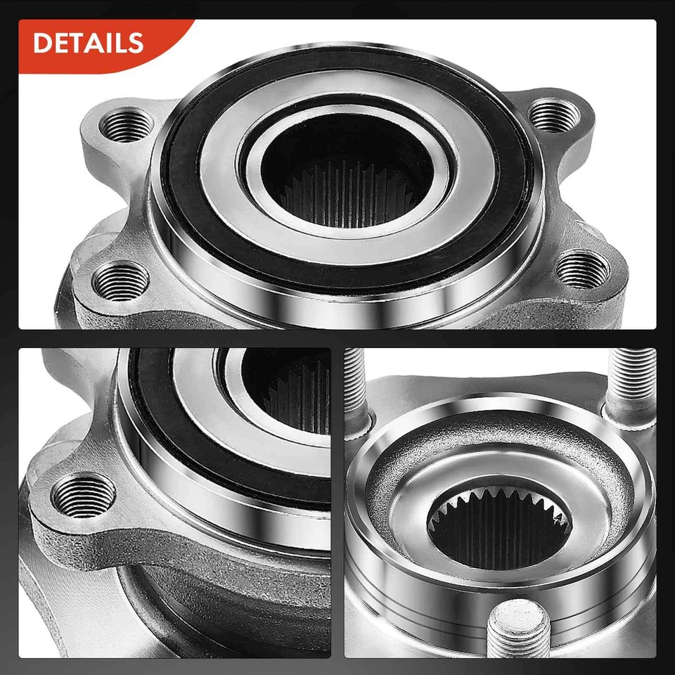 A-Premium 2x Front Wheel Hub & Bearing Assembly for Nissan Rogue 14-20 ...