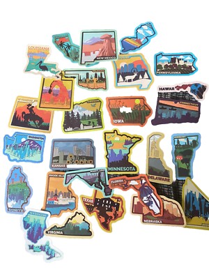 USA State Stickers Decals. All 50 States. | eBay