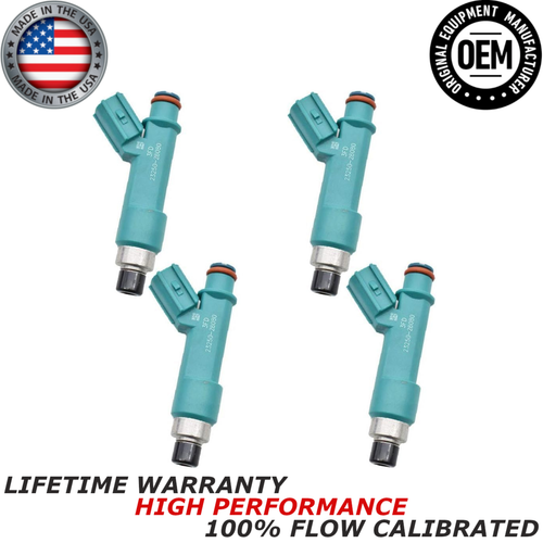 x4 OEM Denso Fuel Injectors for 2004-2009 Toyota Camry 2.4L I4 #23250 ...