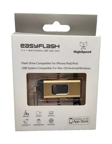 Easyflash 3 in 1 Multi-Funct USB 32GB High Speed Flash Drive iPhone ...