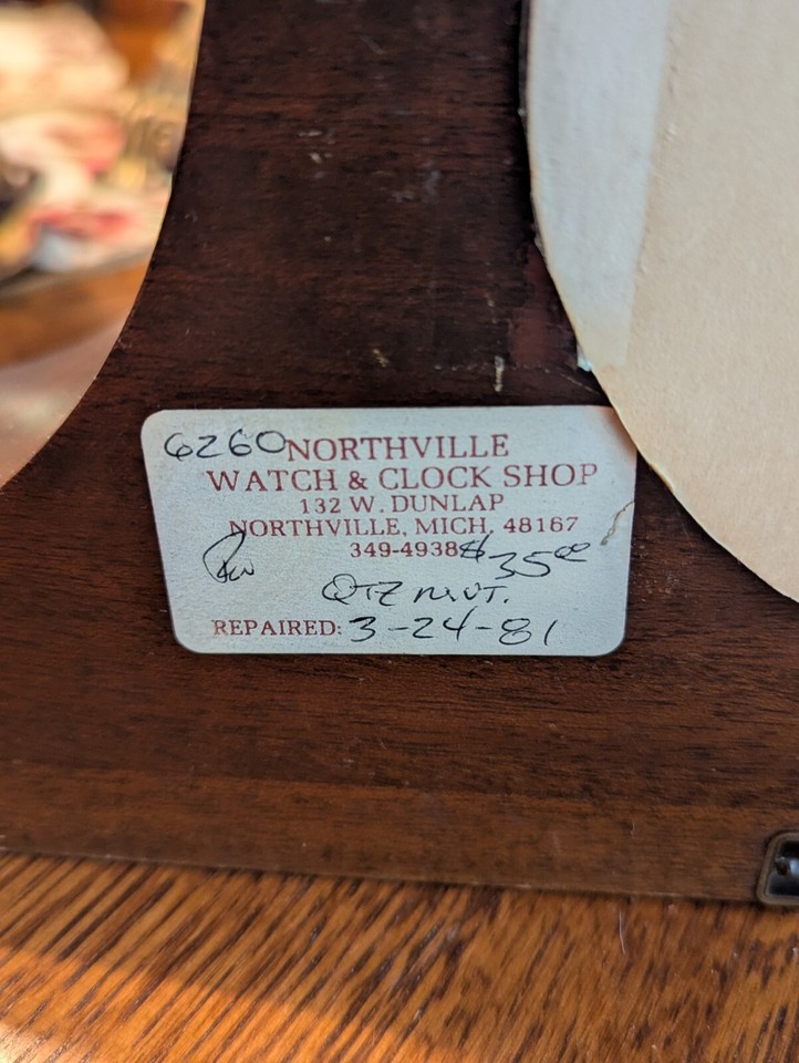 Vintage Antique Wooden Ingraham Self-Starting Mantle Clock Model T-162 ...