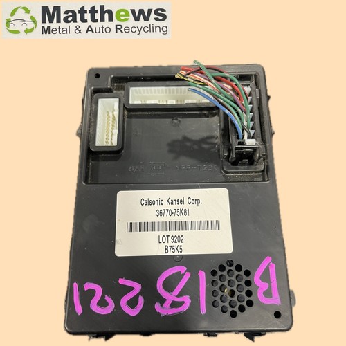 07 - 09 SUZUKI SX4 HATCHBACK BCM BODY CONTROL MODULE 36770-75K81 OEM | eBay