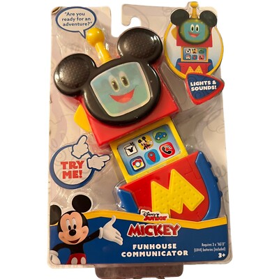 NIB Just Play Disney Junior Mickey Mouse Funhouse Communicator Toy | eBay