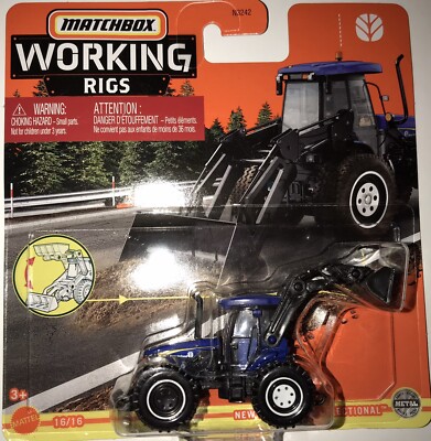 Matchbox Working Rigs New Holland Bi-Directional 2021 NEW USPS SAME DAY ...