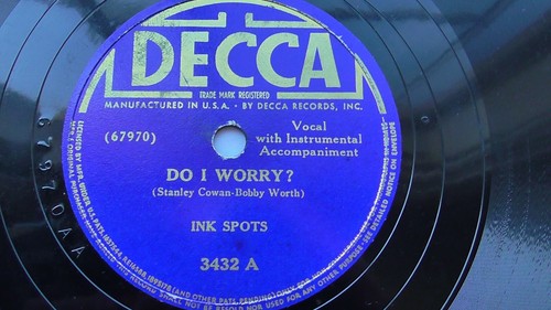Ink Spots 78rpm Single 10-inch Decca Records #3432 Do I Worry? & Java Jive | eBay