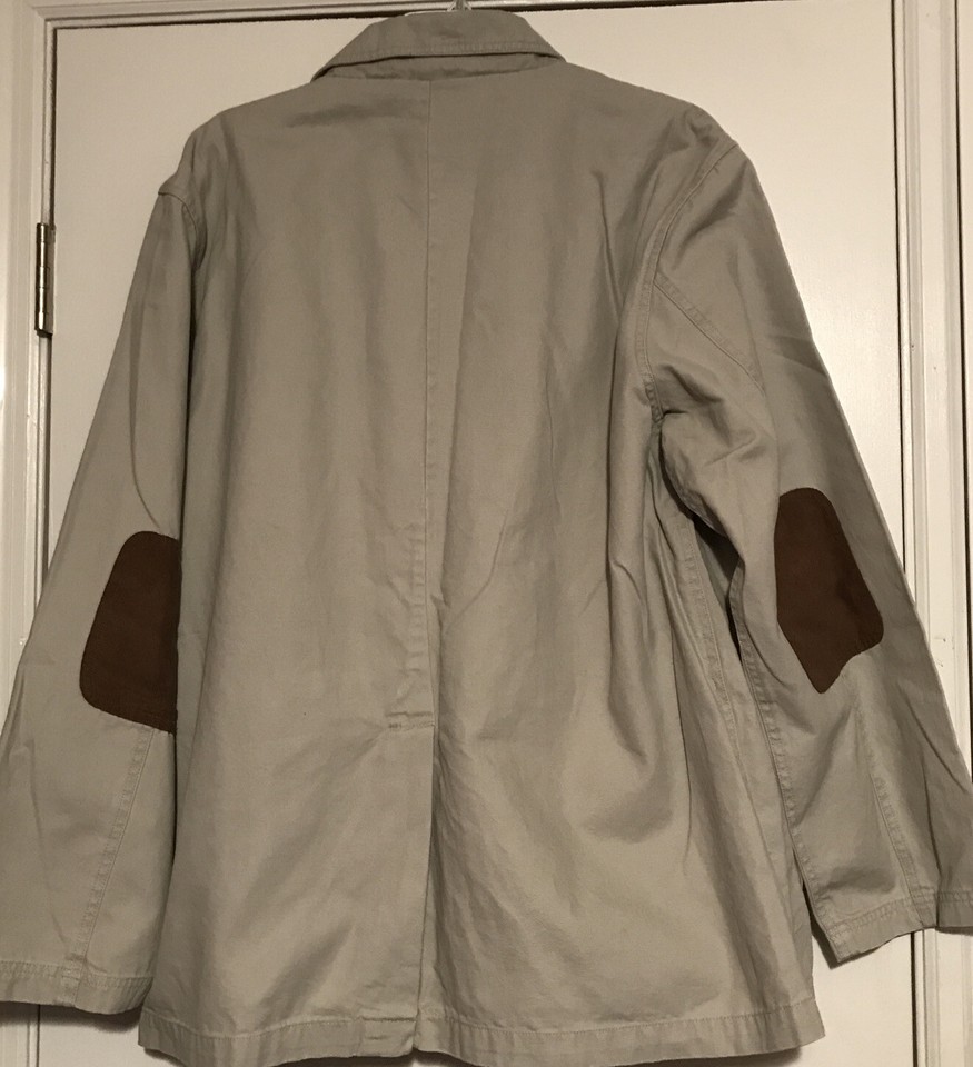 NWT REEL LEGENDS Men's Large Jacket in Beige Authentic Performance ...