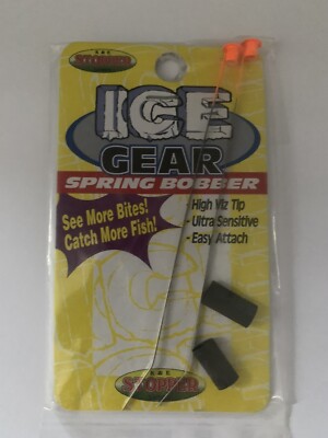 Ice Fishing Rod Spring Bobber Flat Steel Sensitive Indicator Tip ...