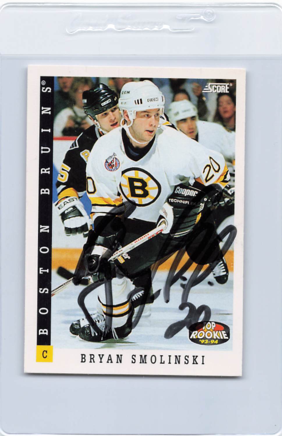 1993/94 Score #472 Bryan Smolinski Bruins Signed Auto *J7465 | eBay