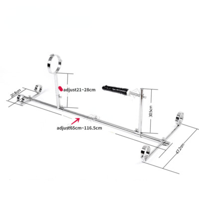 Stainless Steel Constraint Handcuffs Ankle with Adjust Neck Collar ...