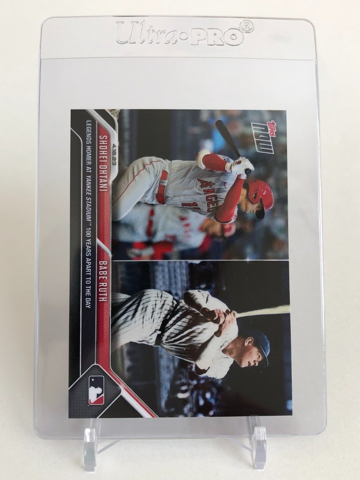 Shohei Ohtani Babe Ruth Topps card Major League Baseball #143 | eBay