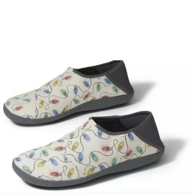 Toms Mens Rodeo Slippers Birch Glow in The Dark Lights Size 12 for sale ...