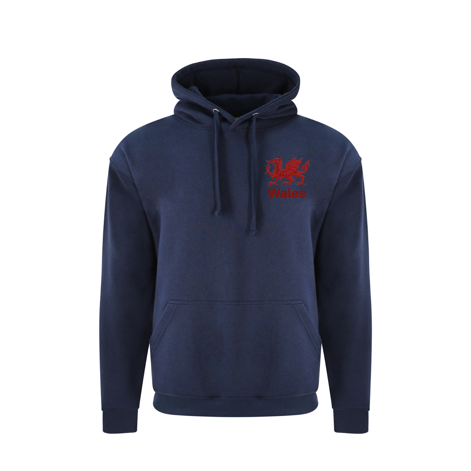Welsh Dragon rugby hoodie embroidered jumper - black, grey, navy ...