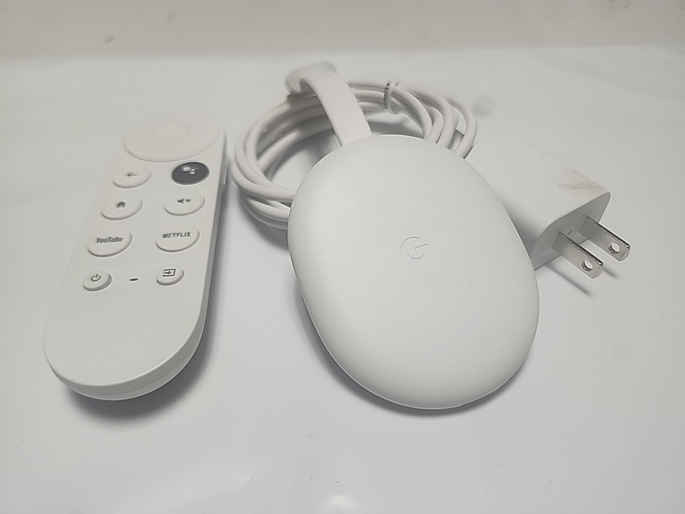 Google Chromecast HD G454V with Google TV and Remote | eBay