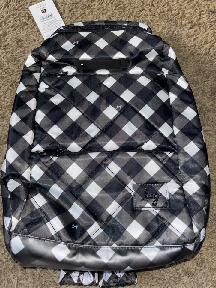 NWT - Lug - Hopper Shorty Backpack - Gingham Black - NIP NWT | eBay