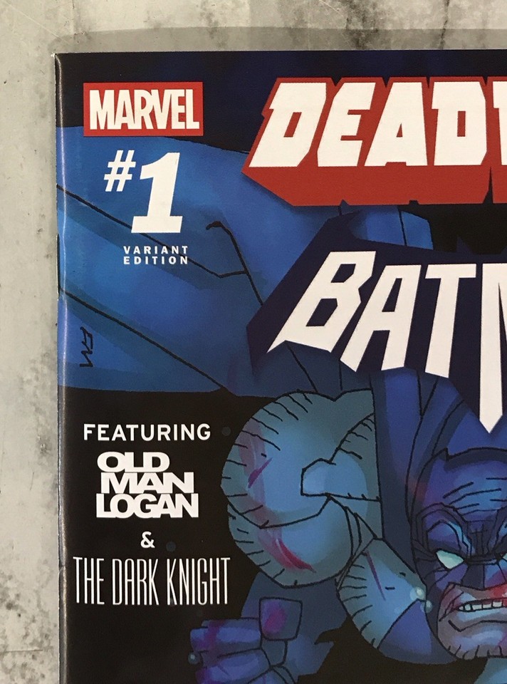 MARVEL DC DEADPOOL BATMAN #1 FRANK MILLER 1:50 Ratio Variant 🔥 | eBay