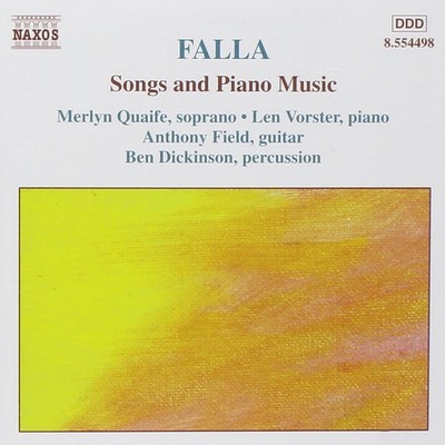 Anthony Field Falla: Songs and Piano Music (CD) | eBay