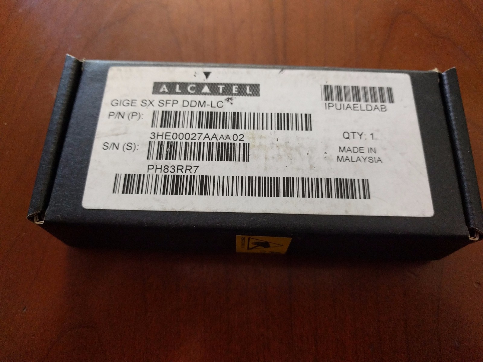 Alcatel-Lucent 3HE00027AA GIGE SX SFP DDM-LC IPUIAELDAB (We buy Alcatel ...