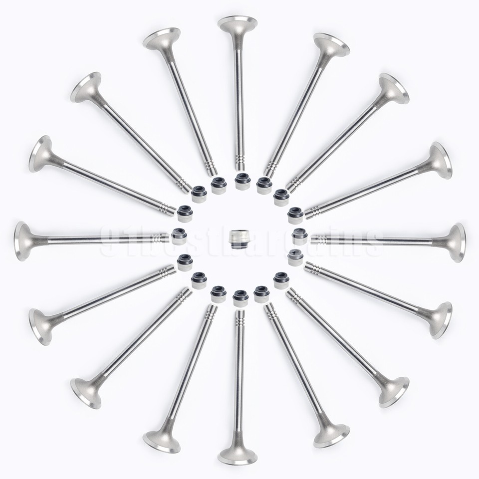 Engine Intake Valves & Exhaust Valves 16pc Kit Fit for VW Audi 2.0T ...