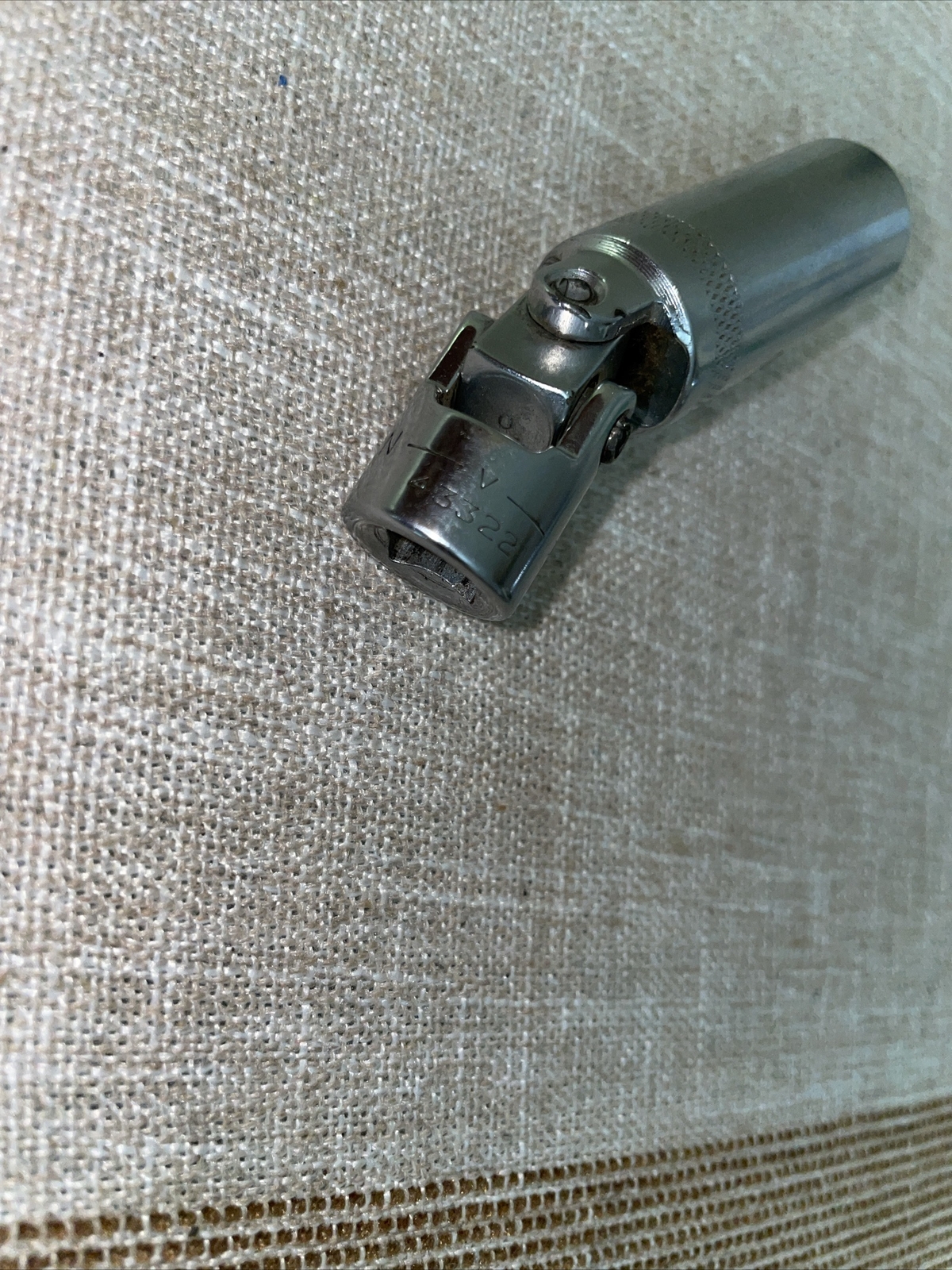 Craftsman 43322 3/8" Drive 6 Point SAE 5/8 Swivel Spark Plug Socket USA ...